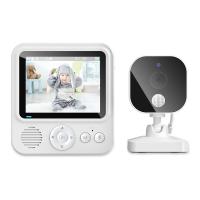 China 1080P Night Vision Baby Monitor 5 Inch Screen Two Way Audio Room Temperature Display for sale