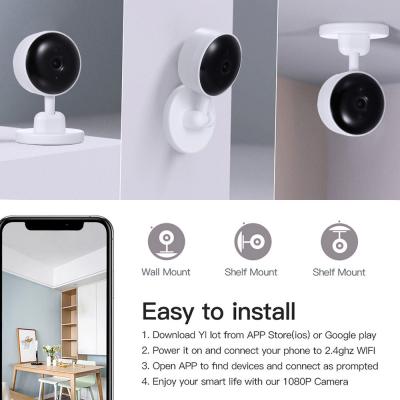 China OEM ABM 1080p WiFi Baby Monitor with Night Vision Two Way Talk and Room Temperature Display for sale