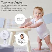 China OEM ABM 1080p WiFi Baby Monitor with Night Vision Two Way Talk and Room Temperature Display for sale