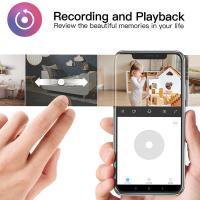 China Wireless Baby Camera Monitor 1080p with Temperature Sensor and Two Way Audio for sale