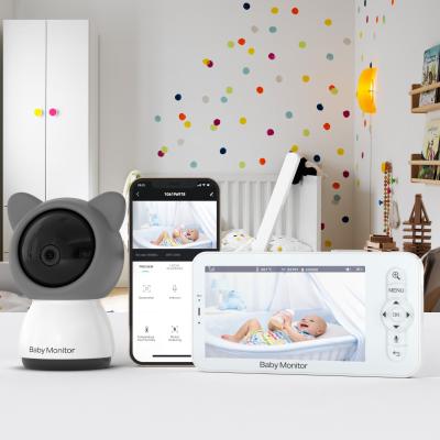 China Smart Baby Care Camera 1080P HD Night Vision Remote Pan Tilt Zoom Temperature Monitor for sale