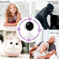 China HD 1080p LCD Baby Monitor with Night Vision 2.4GHz Wireless Remote Pan Tilt Zoom Temperature Sensor for sale