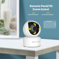 China 5 Inch White Baby Monitor Camera with Remote Pan Tilt Zoom Night Vision 2 Way Audio for sale