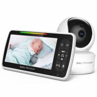 China 1080p LCD Display Baby Monitor with 5 Inch Screen and Night Vision for Infant and Elderly Care for sale