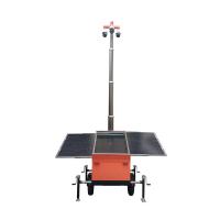 China Weatherproof Wireless Mobile Camera Trailer with Remote Access and Night Vision for sale