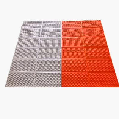 China 1079g Double IXPE Foam Sleeping Mat Insulated Backpacking Pad with Aluminum Foil 198x119cm for sale