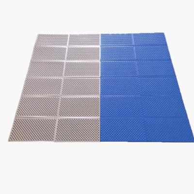 China Closed Cell Double Foam Sleeping Pad Wide Egg Crate Moisture Proof Camping Mat 198x119x1.5cm for sale