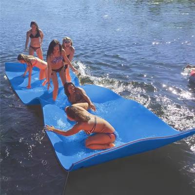 China Custom Multi Layer XPE Foam Floating Mat for Giant Pool 260x90x3.5cm for sale
