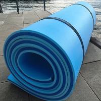 China Closed Cell XPE Foam Floating Mat 15x6 FT Tear Resistant Water Pad for Beach Lake for sale