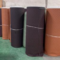 China Custom Pattern Embroidery PVC Leather Car Floor Mat Roll For Car Mat for sale