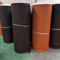 China Custom Embroidery PVC Leather Car Floor Mat Roll 1.4m Width 5-15mm Thickness for sale