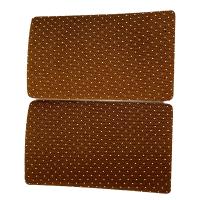 China Knitted Embossed PVC Leather Waterproof Synthetic Sponge Leather 1.4m Width Car Floor Mat for sale