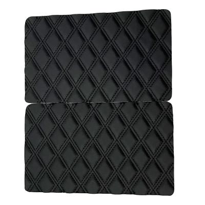 China Custom Thickness Car Interior Embroidery PVC Leather with XPE Foam 1.4m Width for sale