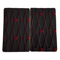 China 180cm Wide Diamond Stitching Waterproof Leather Car Seat Covering 1.4-1.6m Width for sale