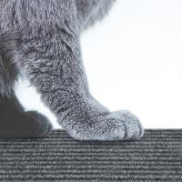 China Self Adhesive Cat Scratching Mat 0.4x30x100cm Polyester Scratch Pad for Furniture Protection for sale