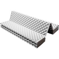 China Heat Retention Silver Coating Closed Cell Sleeping Pad 180x55x1.7cm Thermal Winter Camping Mat for sale