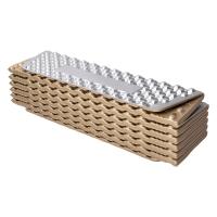 China IXPE Thermal Silver PE Foam Mat Ultralight Folding Pad 182x51x1.8cm for Winter Camping for sale