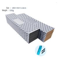 China Oversized Reflective Thermal Backing Egg Crate Camping Pad 1.8cm Thickness for Winter Camping for sale