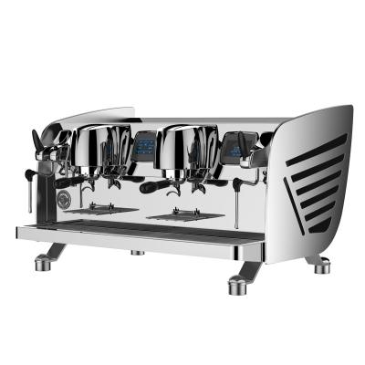 China SS 2 Group Espresso Machine 10.5L S.S boiler With Rotation Pump for sale