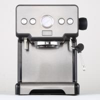 China High Pressure Silk Coffee Machine 15 Bar 240V Brewing Time Setting LCD Display for sale