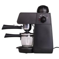 China 870W 5Bar Steam Coffee Machine 4 Cup Espresso Cappuccino Maker with Stainless Steel Decoration Plate for sale