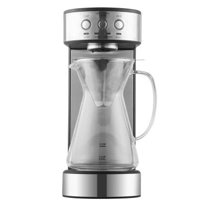 China 1250W 120V Cups Coffee Machine Auto 2 Cup Pour Over Coffee Maker for sale