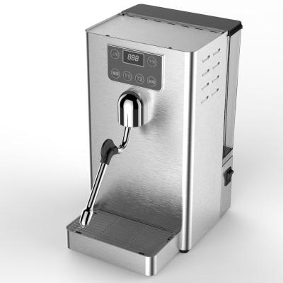 China Programmable Steam Milk Frother 1L Aluminum Boiler 1650W Stainless Steel for sale
