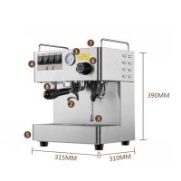 China 3000W Commercial Espresso Machine 1.7L Water Tank Multi Boiler with Milk Frother for sale