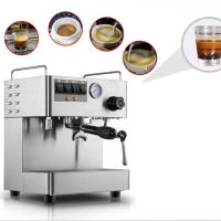 China Semi Automatic Dual Boiler Espresso Maker , 15bar Double Boiler Coffee Machine 14kg for sale