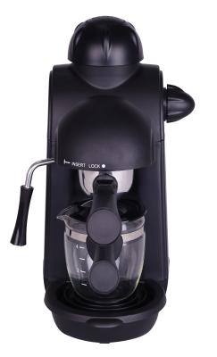 China 800W 120V Steam Coffee Machine 5Bar Espresso Cappuccino Maker with Milk Frother 240ml for sale