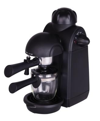 China 830W 240ml Steam Coffee Maker Machine 5 Bar Pressure Espresso Cappuccino Maker 4 Cups for sale