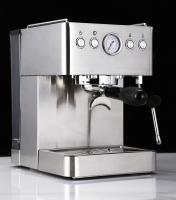 China 220V 15 Bar Semi Automatic Espresso Machine 1.7L Stainless Steel Home Coffee Maker for sale