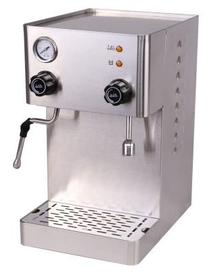 China 800W Commercial Milk Frother Dual Thermoblock Steam Boiler 1.7L Water Tank Cafe Cappuccino Machine for sale