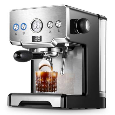 China Semi Automatic Silk Coffee Machine 15bar For Espresso Cappuccino Milk Bubble Latte for sale