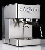 China Espresso Coffee Machine 1.7L Tank 1450W 15Bar Italian Pump Stainless Steel for Small Bar Use for sale