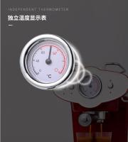 China Retro Espresso Coffee Machine 1100W 15Bar 1L Water Tank Electric Coffee Maker for Home Use Red for sale