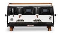 China Manual Double Group Coffee Machine Cappuccino Coffee Maker With Triple Boiler for sale