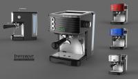 China Semi-Automatic Espresso Coffee Machine 15 Bar 1450W with 1.7L Tank for Home or Office for sale