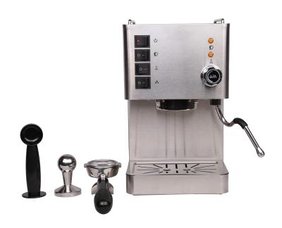 China 58mm Portafilter Professional Espresso Machine 15 Bar Italian Pump 1500W Stainless Steel Cappuccino Maker for sale