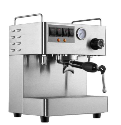 China 15 Bar Pump Espresso Coffee Machine 3000W Stainless Steel Housing Commercial Use for sale