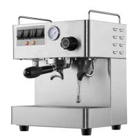 China 15 Bar Pump Espresso Coffee Machine 3000W Stainless Steel Housing Commercial Use for sale