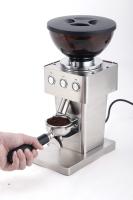 China Flat Burr Coffee Grinder 60mm Stainless Steel Burr 250W Home Espresso Grinder for sale