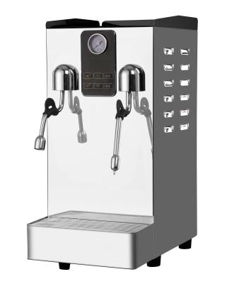 China Commercial Stainless Steel Steam Milk Frother 5.25L 2000W Automatic Hot Water Steam for sale