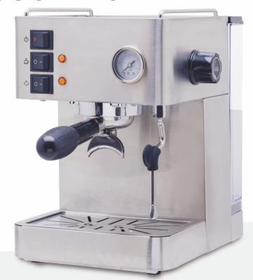 China CRM3005C Home Espresso Cappuccino Machine 1.7L 15 Bar Stainless Steel for sale