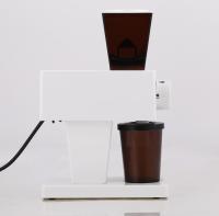 China White ABS Housing Coffee Grinder 220V 50Hz 180W 60mm Stainless Steel Blade 120g Capacity for sale