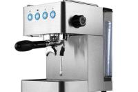 China 15 Bar Ulka Pump Semi Automatic Espresso Machine 1.7L Tank Digital Button Office for sale
