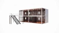 China DIY Beach Portable Cottage Refabricated Modular Micro Prefab Container House 5950 mm for sale