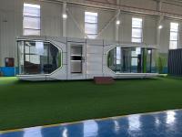 China Hotel Accommodation 38 M2 Model E7 Solar Capsule House With Luxury Apple Cabin Design for sale