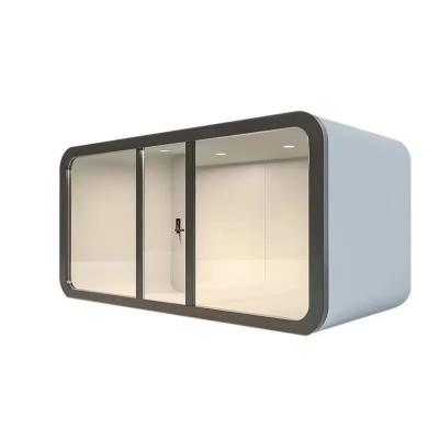 China Hotel Prefabricated Tiny Smart Space Capsule House with Rock Wool Sandwich Panel Wall for sale