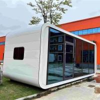 China Hotel Prefabricated Tiny Smart Space Capsule House with Rock Wool Sandwich Panel Wall for sale